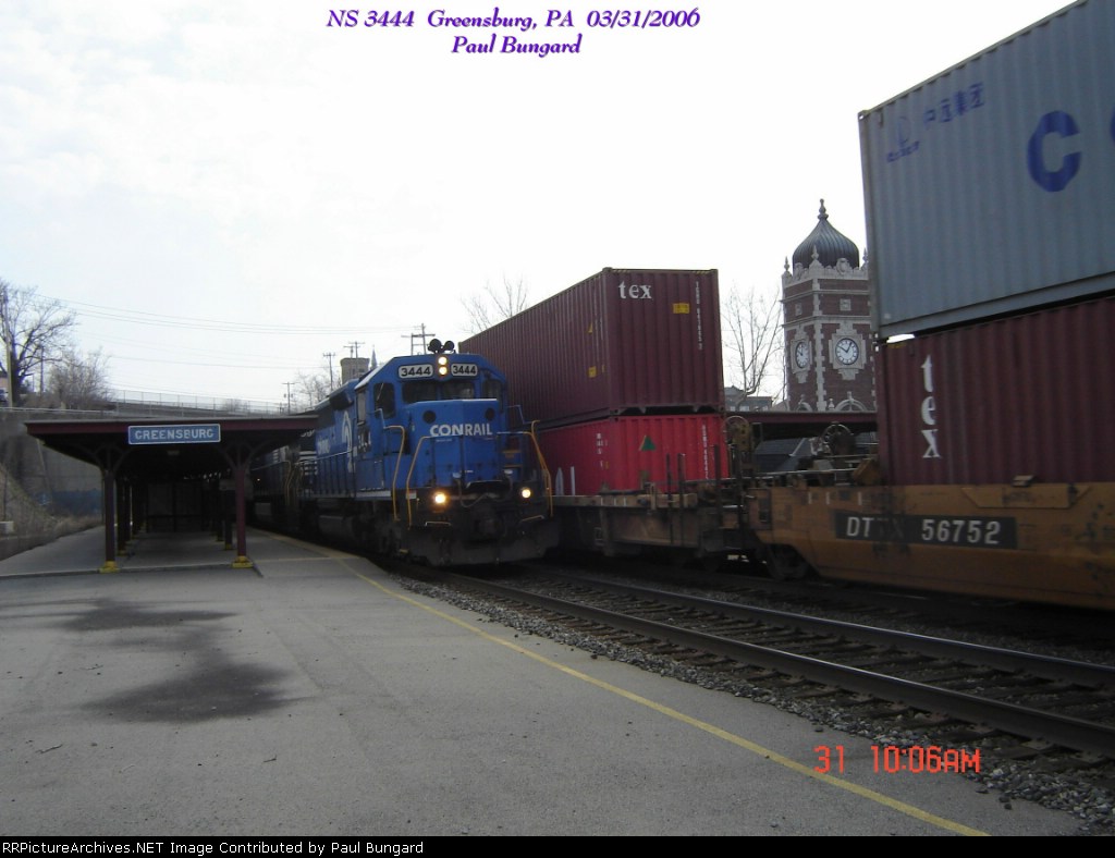 NS 3444 Ex- PRR SD40-2 03/30/2006